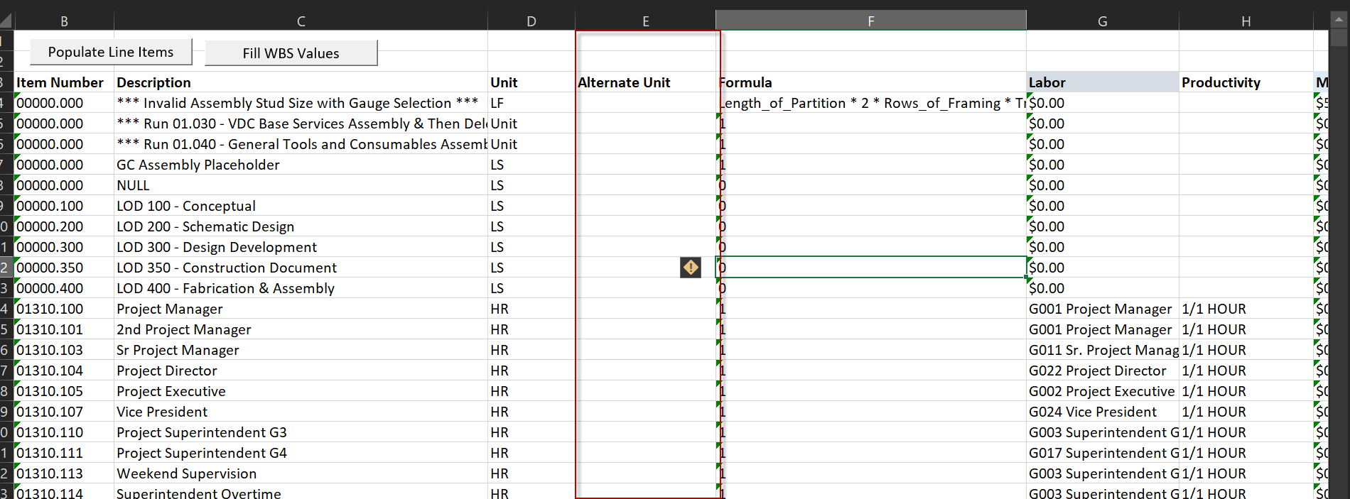 How To Set Standard Units of Measure in Data Manager To Work With Automatic Pricing